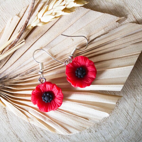 Poppy Earrings - Etsy UK