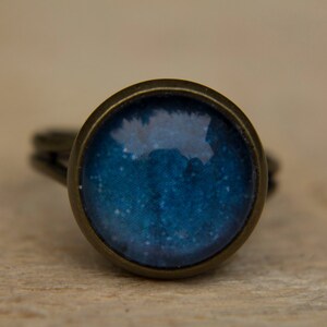 Blue Galaxy Ring, Solar System Ring, Planet Ring,universe Ring ...