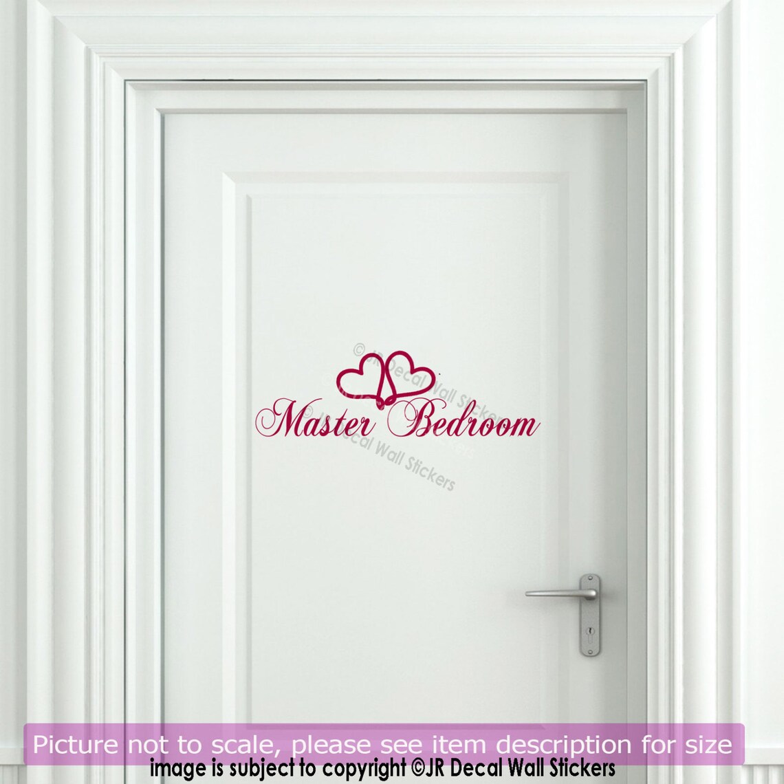 Master Bedroom Door Vinyl Decal, Home Quote, Removable Wall Art - Etsy