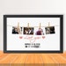 Personalised Photo Collage, Peg Photos Print, Photo Pegs Framed Print ...
