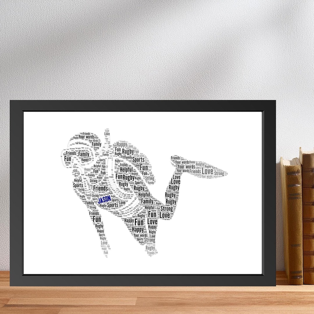 Personalised Diver Word Art Print Gift, Custom Underwater Diving Word ...