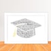 Personalised Graduation Print Word Art- Graduated Print - Celebration ...