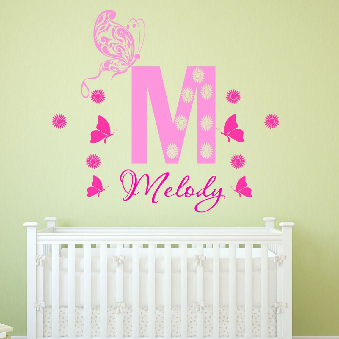 Personalized Wall Sticker Girls Room Décor Vinyl Name Decal - Etsy