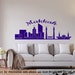 Makkah City Skyline Islamic Wall Art Sticker Muslim Home Decor Vinyl ...