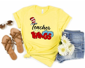 Dr Seuss Teacher Shirt | Etsy