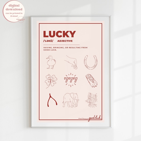 Lucky Symbols - Etsy