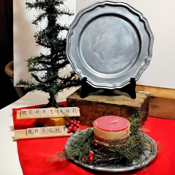 Antique Pewter Decor - Etsy