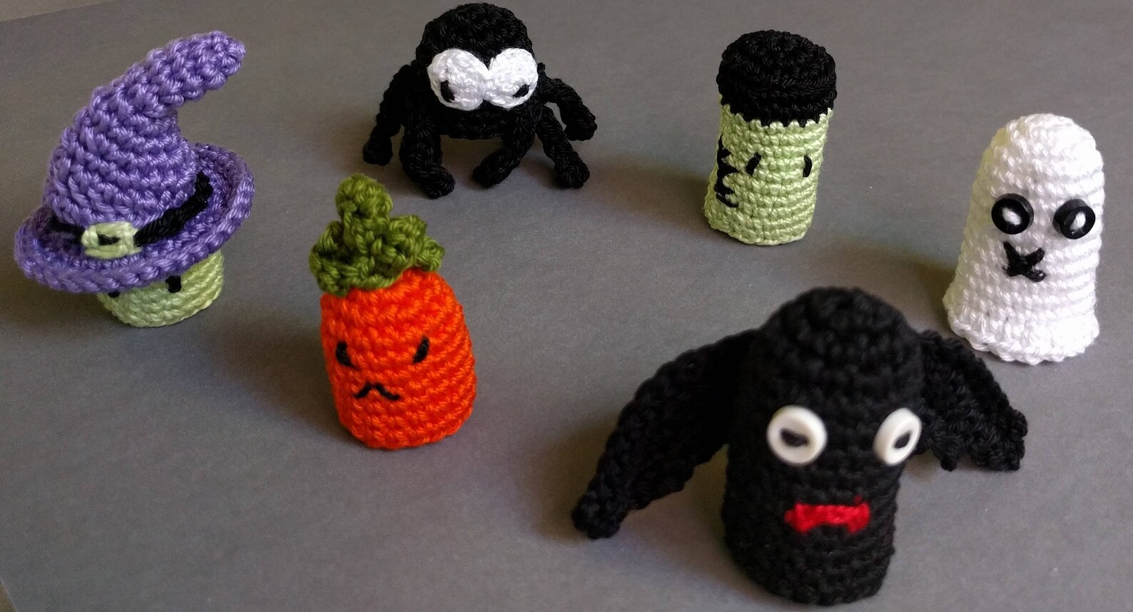 Halloween Finger Puppets Ghost Finger Puppet Pumpkin - Etsy