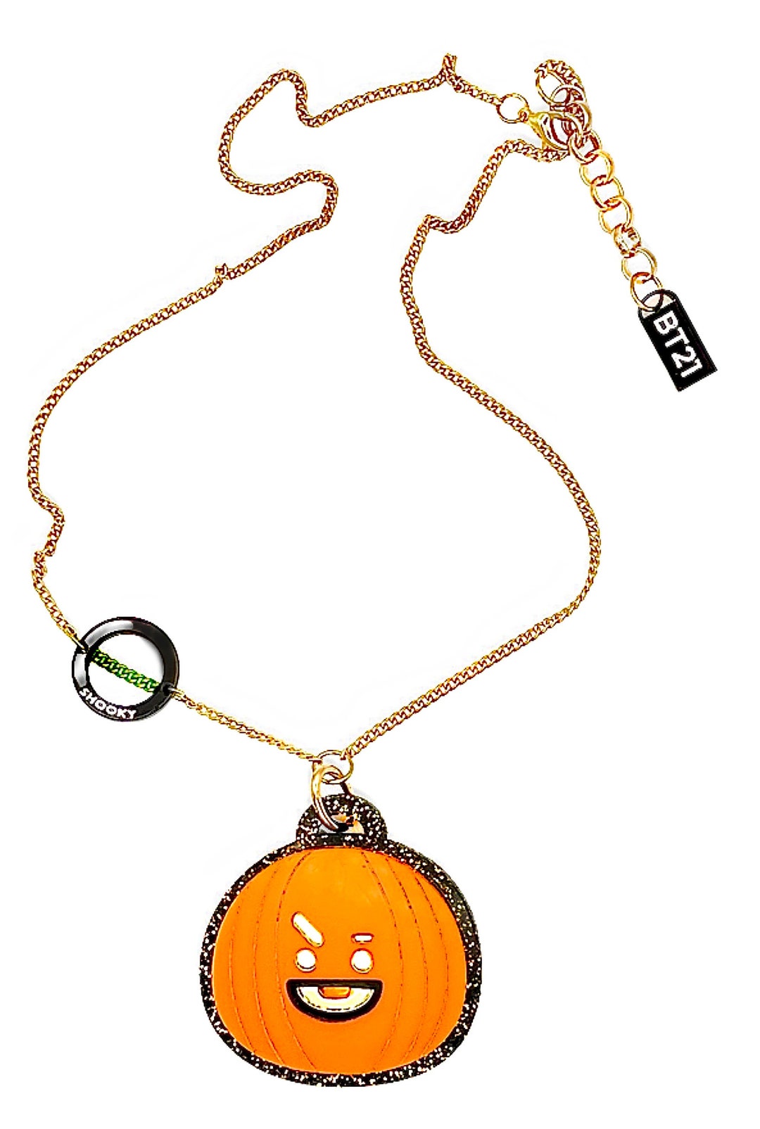 BT21 Shooky - Suga - O'lantern Laser Cut Acrylic 2 Layer Pendant ...