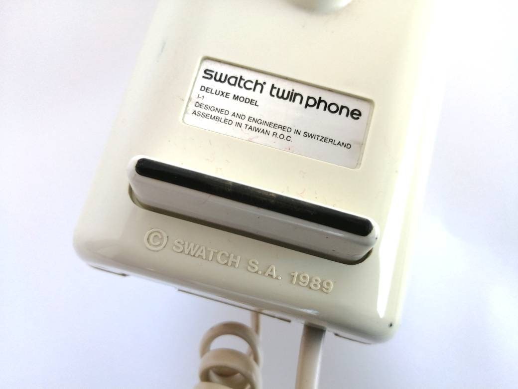 Telephones & Handsets 1989s. Very rare Swatch vintage twin phone made ...