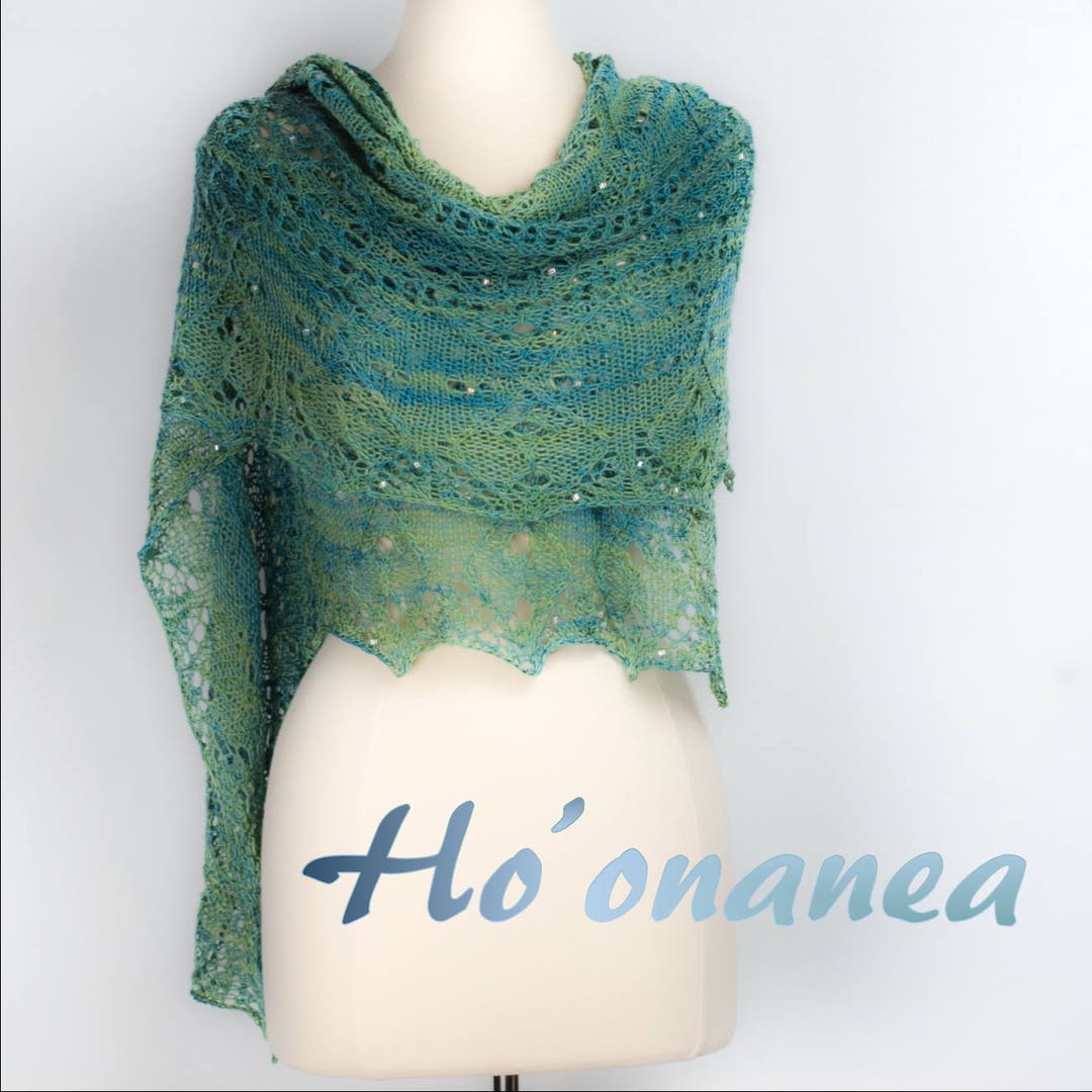 Around the Island Shawl Kit in Your Choice of Size and Color (formerly ...