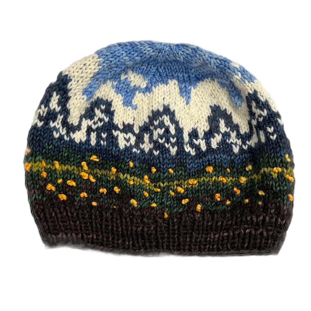 Grand Teton Hat Kit - Knitting the National Parks Yarn Kit - Etsy