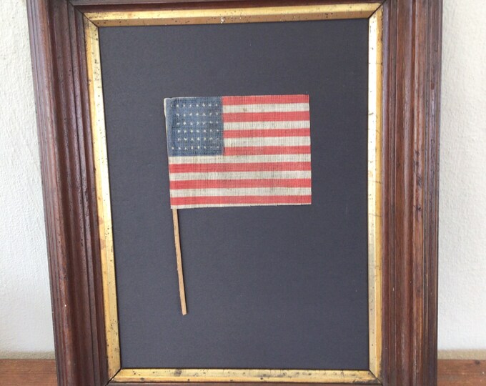 Antique 1891 Wyoming 44 Star American Flag FE72 - Etsy