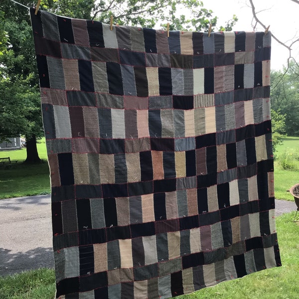 Antique Wool Quilt - Etsy
