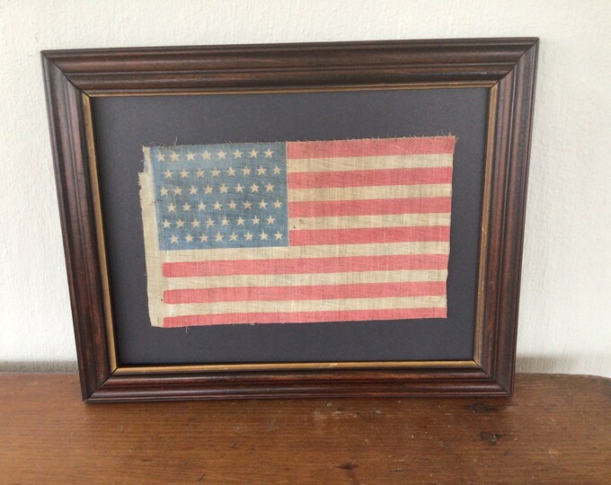 Antique 48 Star American Flag 1912 Staggered Star Design FE40 B - Etsy