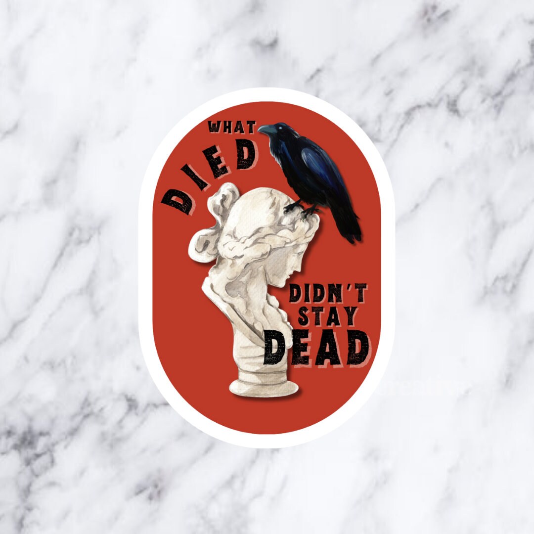 Taylor Swift the Raven Edgar Allan Poe Mashup 2"x3" Glossy Sticker ...