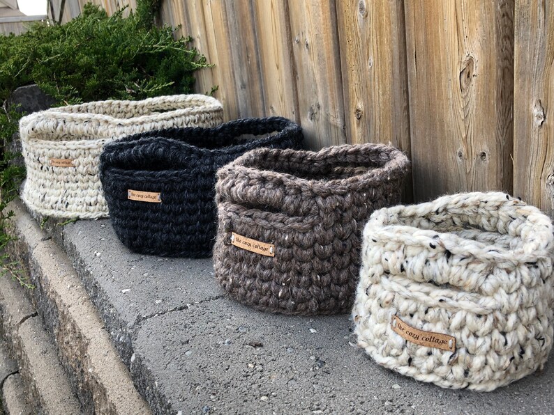 Extra Chunky Home Decor Storage Basket Extra Large With Handles - Etsy ...
