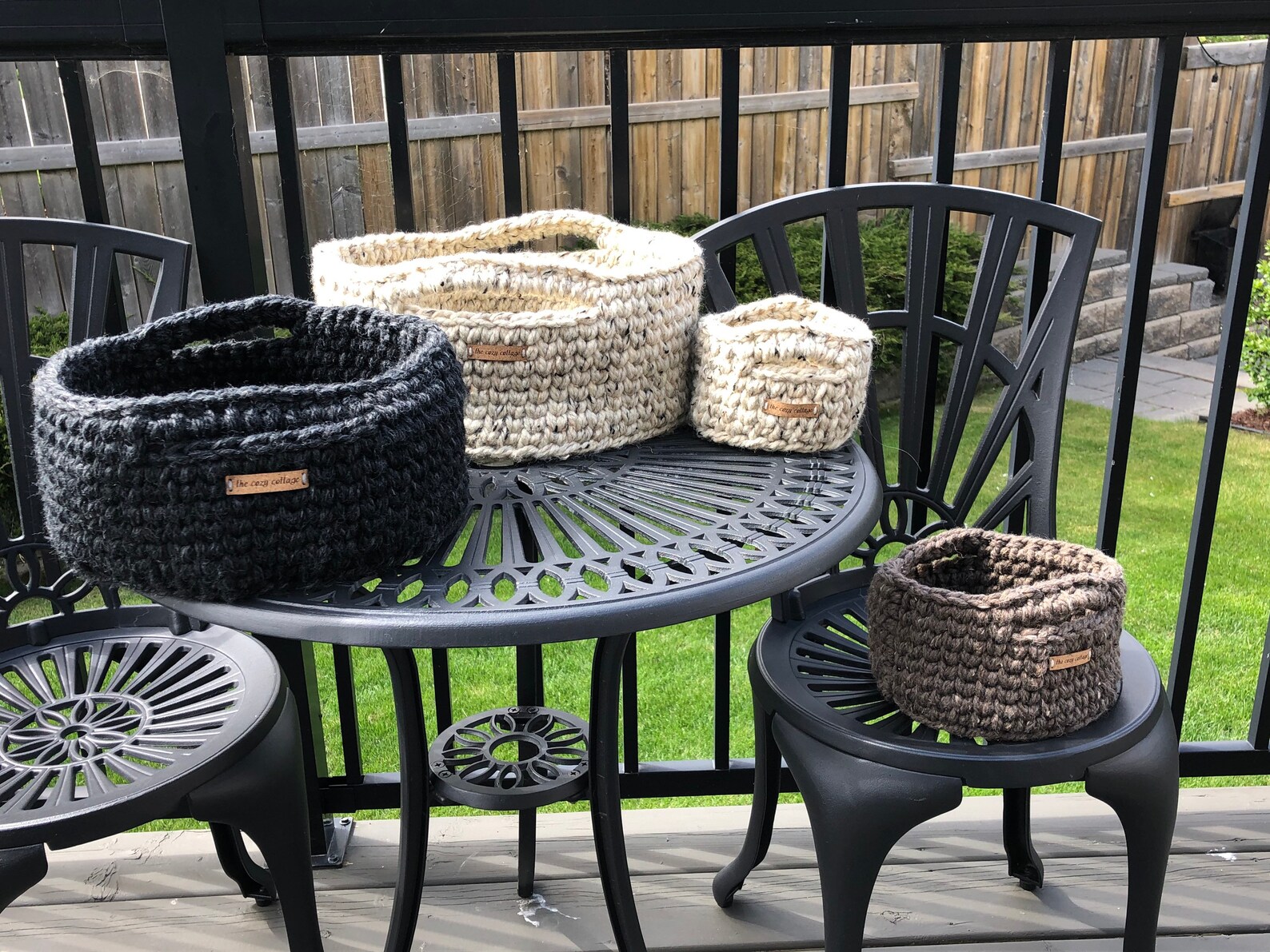 Extra Chunky Home Decor Storage Basket Extra Large With Handles - Etsy ...