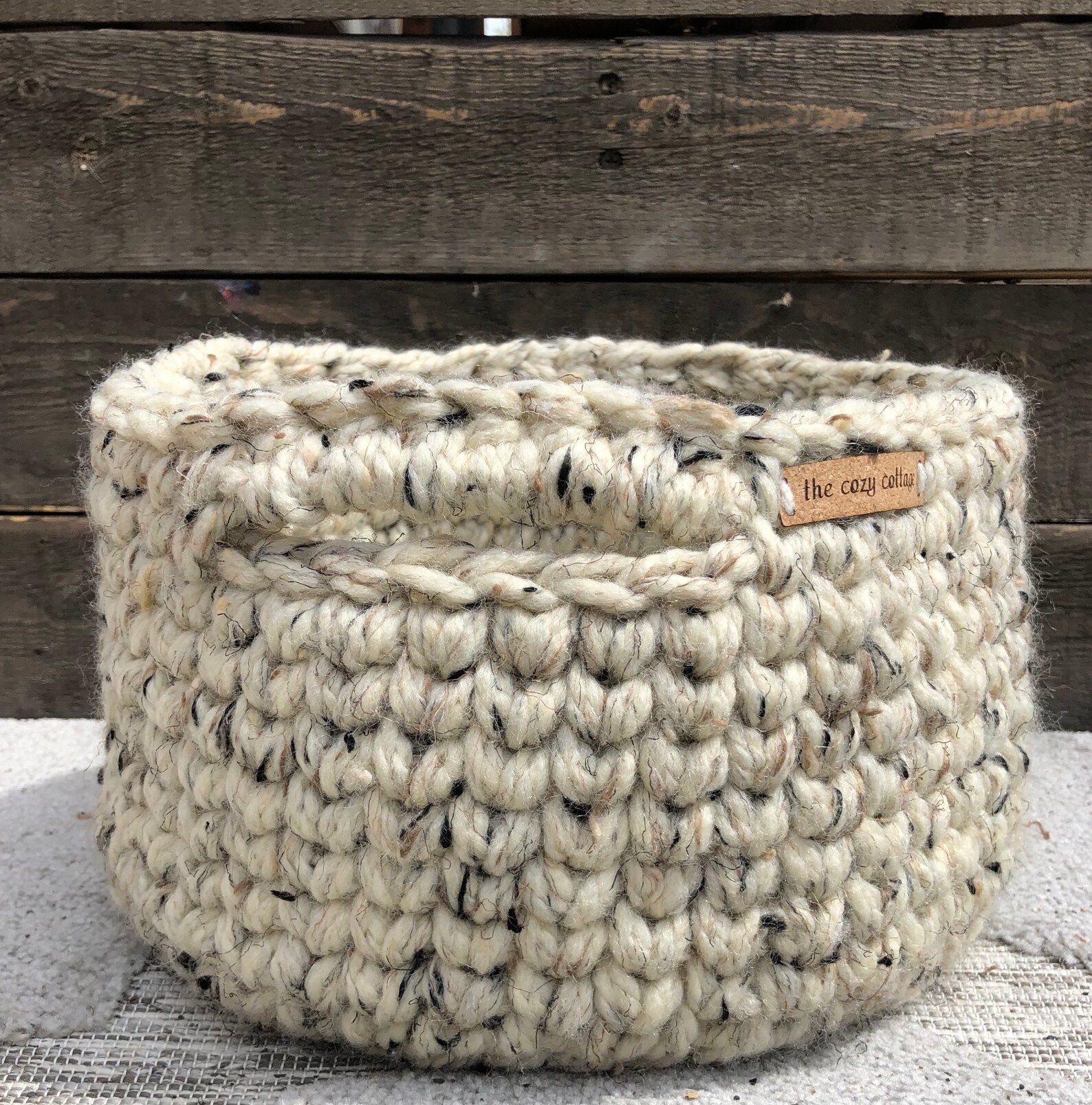Extra Chunky Home Decor Storage Basket Extra Large With Handles - Etsy ...
