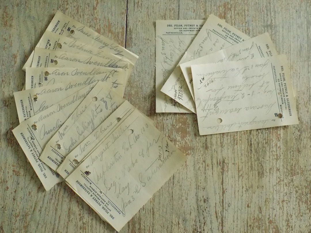 Antique Prescriptions Early 1910s Paynesville Minnesota Lot of 15 ...