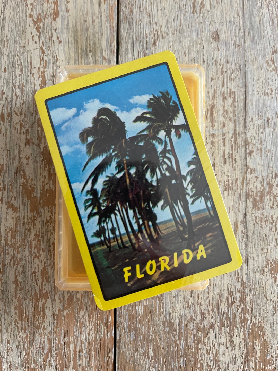 Vintage Florida Playing Cards Sealed | Souvenir Deck of Cards Palm ...
