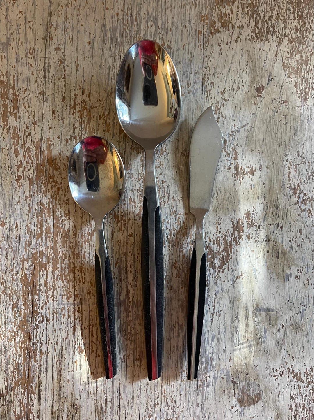 Mid Century 3 Piece Eldan Flatware Serving Set | MCM Japan Stainless ...