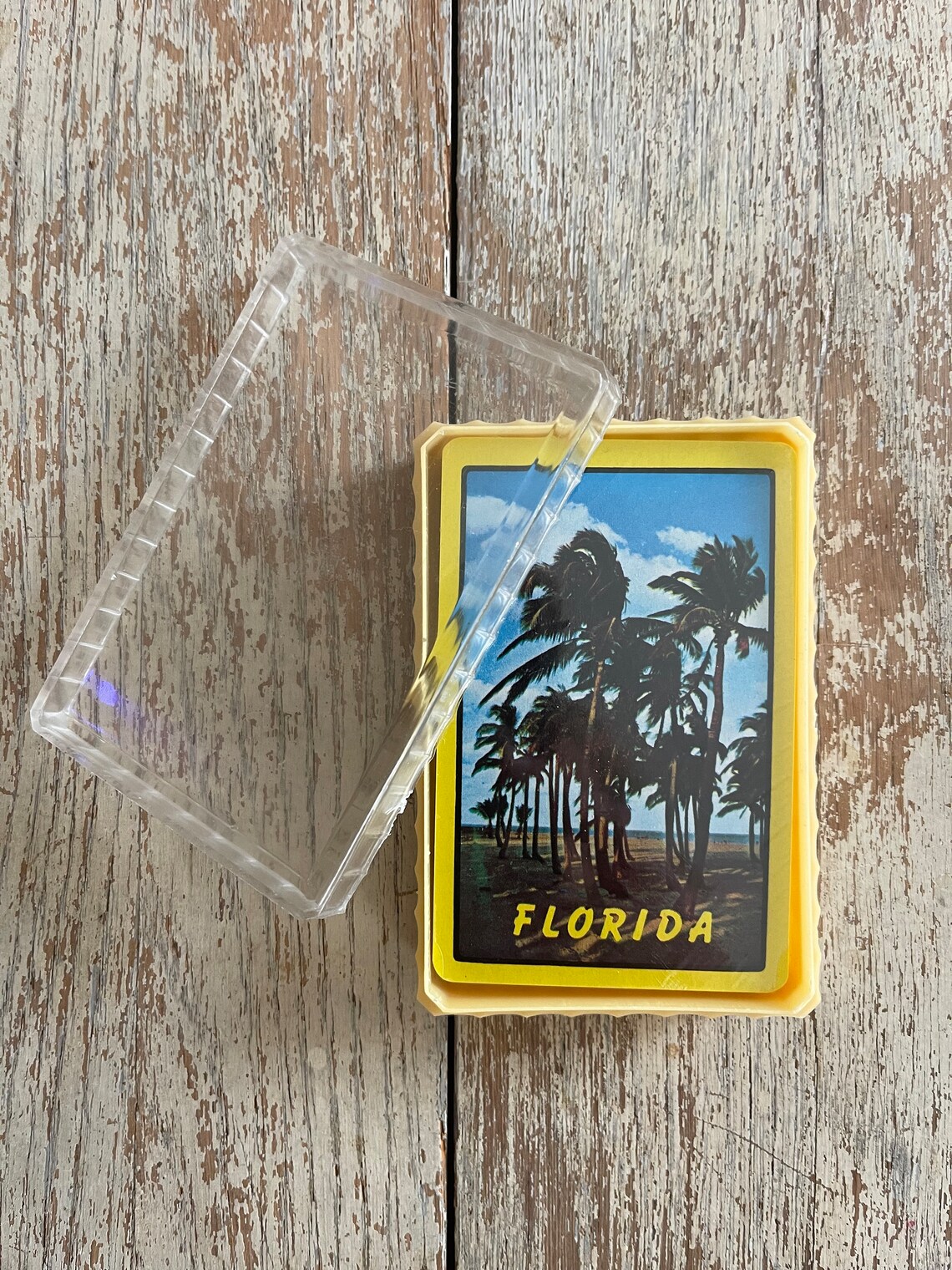 Vintage Florida Playing Cards Sealed | Souvenir Deck of Cards Palm ...