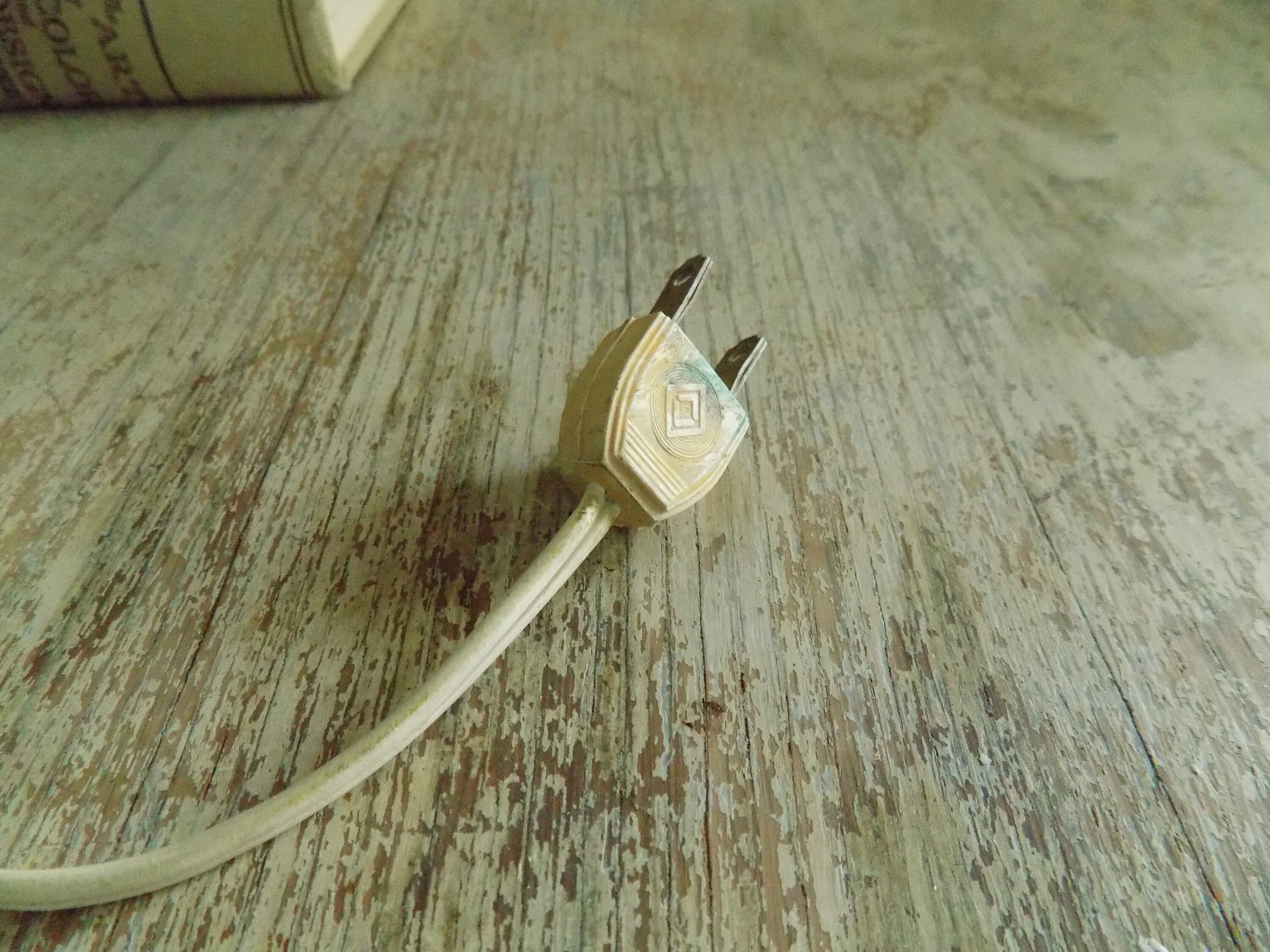 Vintage Seth Thomas Denim Face Analog Clock Mod Cube Clock Large Number ...