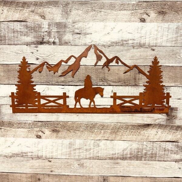 Western Metal Art - Etsy