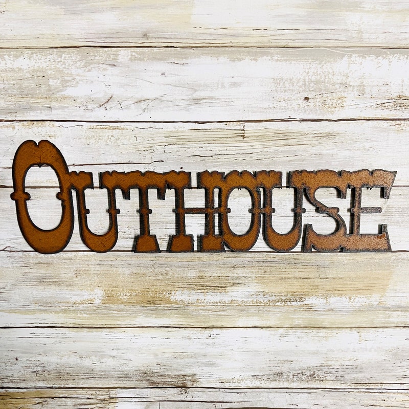 Outhouse Sign - Etsy