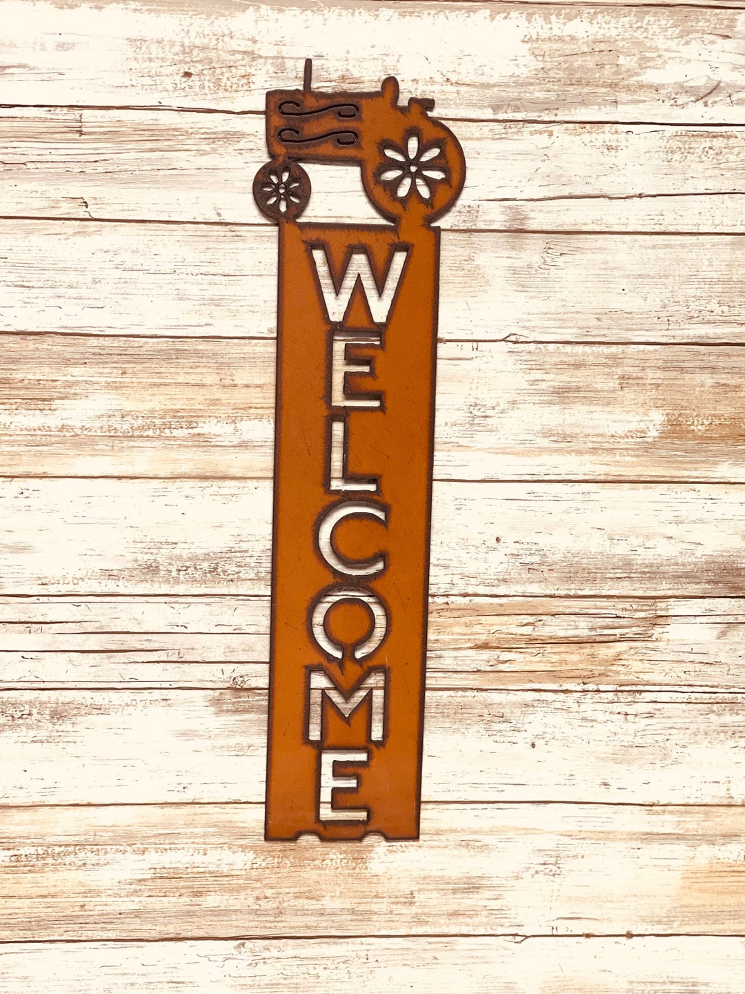 Tractor Garden Friend Vertical Welcome Farm Sign - Etsy