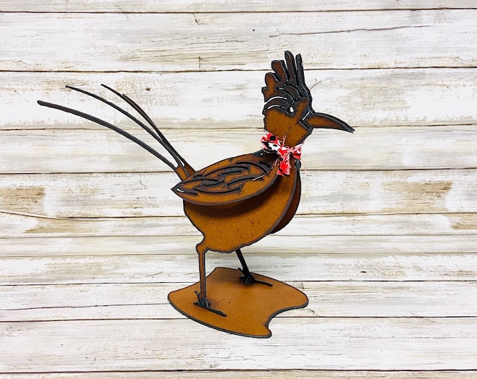 Metal Roadrunner / Yard Art / Handmade Sculpture / Southwest Desert ...