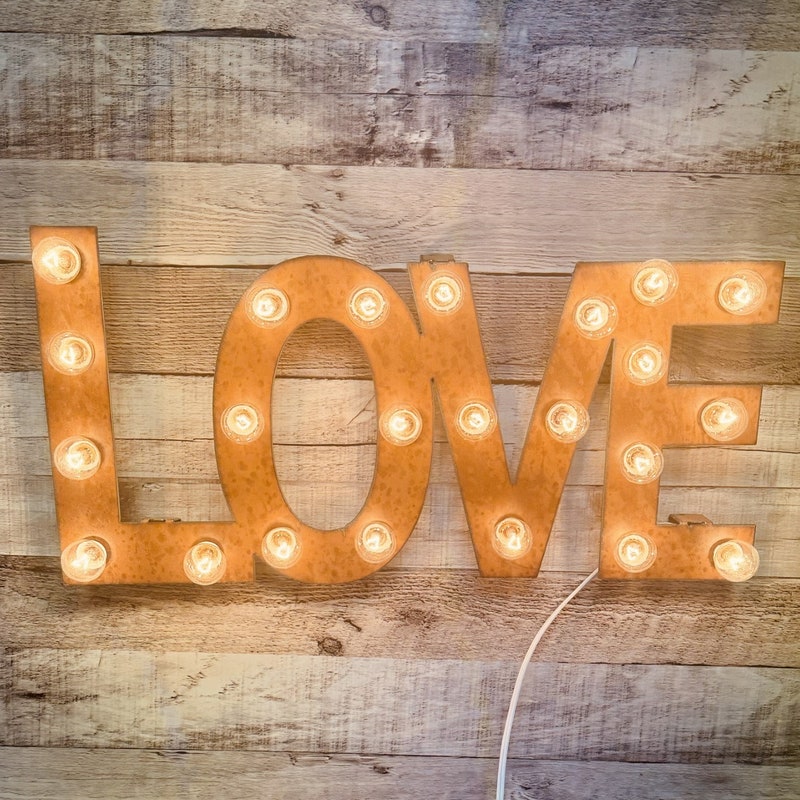 Love Marquee - Etsy