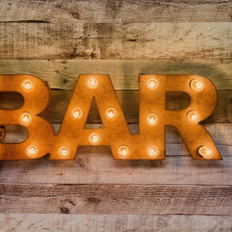 Lighted Marquee Sign - Etsy