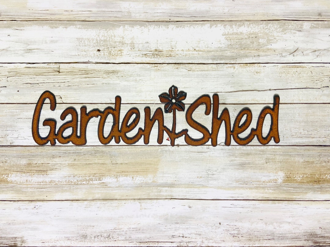 Garden Shed Sign Made in the USA - Etsy