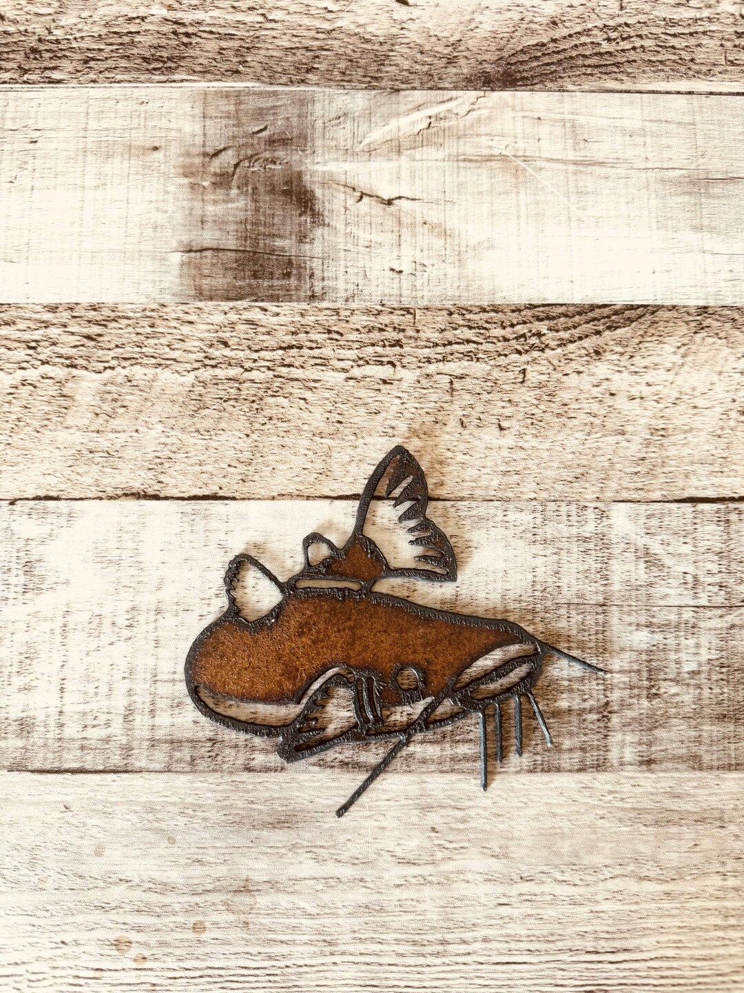 Catfish Rustic Metal Fish Lover Made in USA Magnet - Etsy