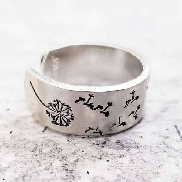 Dandelion Ring - Etsy