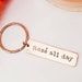 Pink Rose One Day at A Time Bronze Keychain With Serenity - Etsy