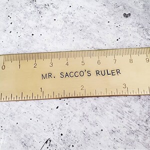 Personalized Ruler for Teacher - Thank You Gift for Favorite School ...