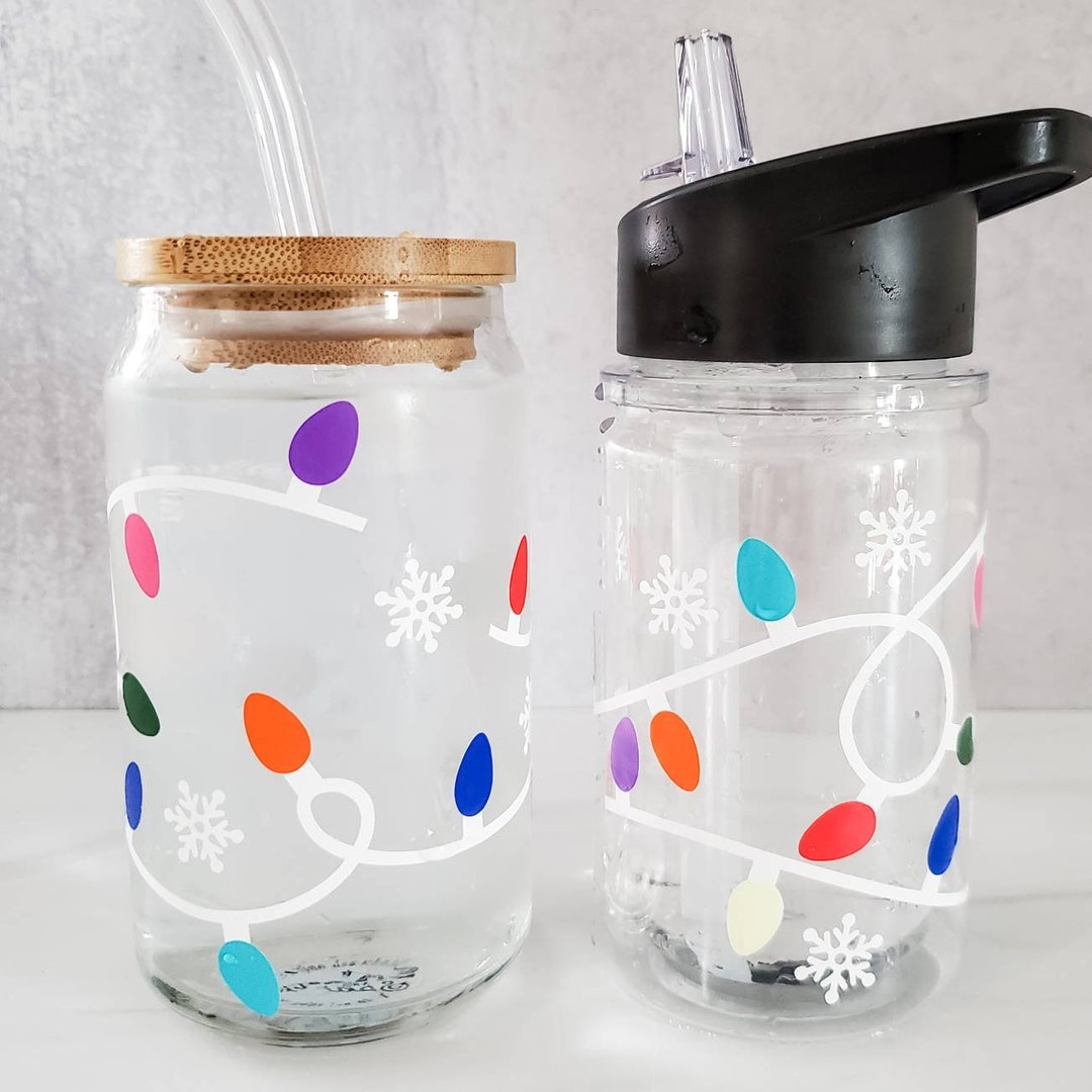Mommy and Me Christmas Color Changing Cups: Glass & Tritan Sippy Cup - Etsy