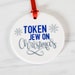 Token Jew on Christmas Holiday Ornament Funny Chrismukkah Ornament for ...