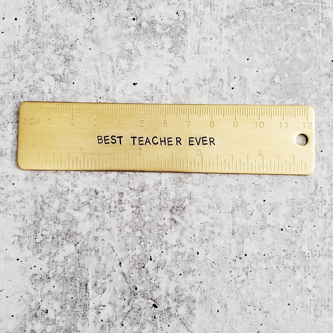 Personalized Ruler for Teacher - Thank You Gift for Favorite School ...