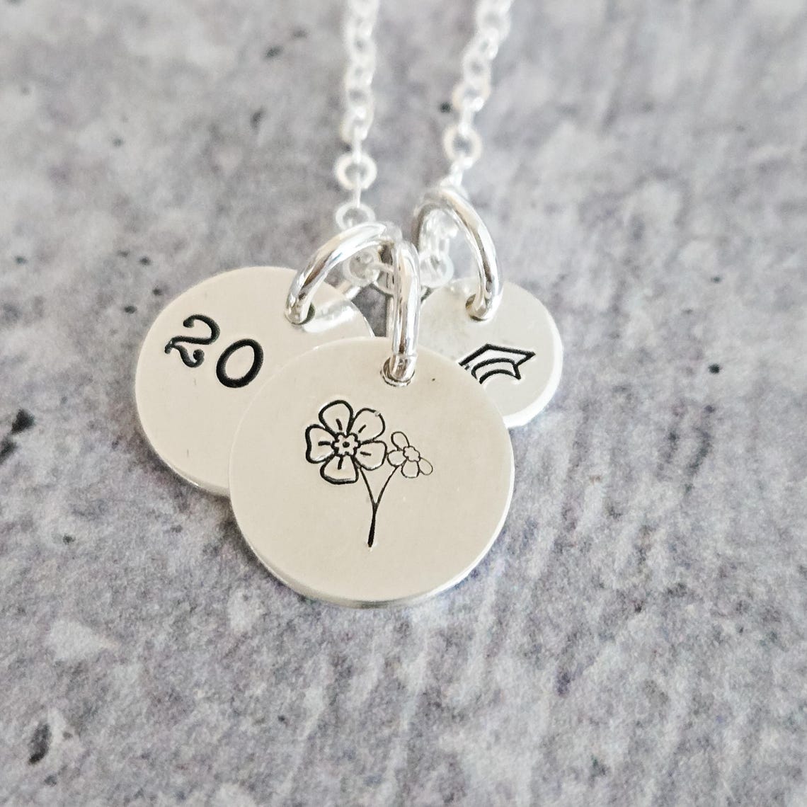 Personalized Graduation Initial Necklace: 2025 Grad Cap Jewelry - Etsy