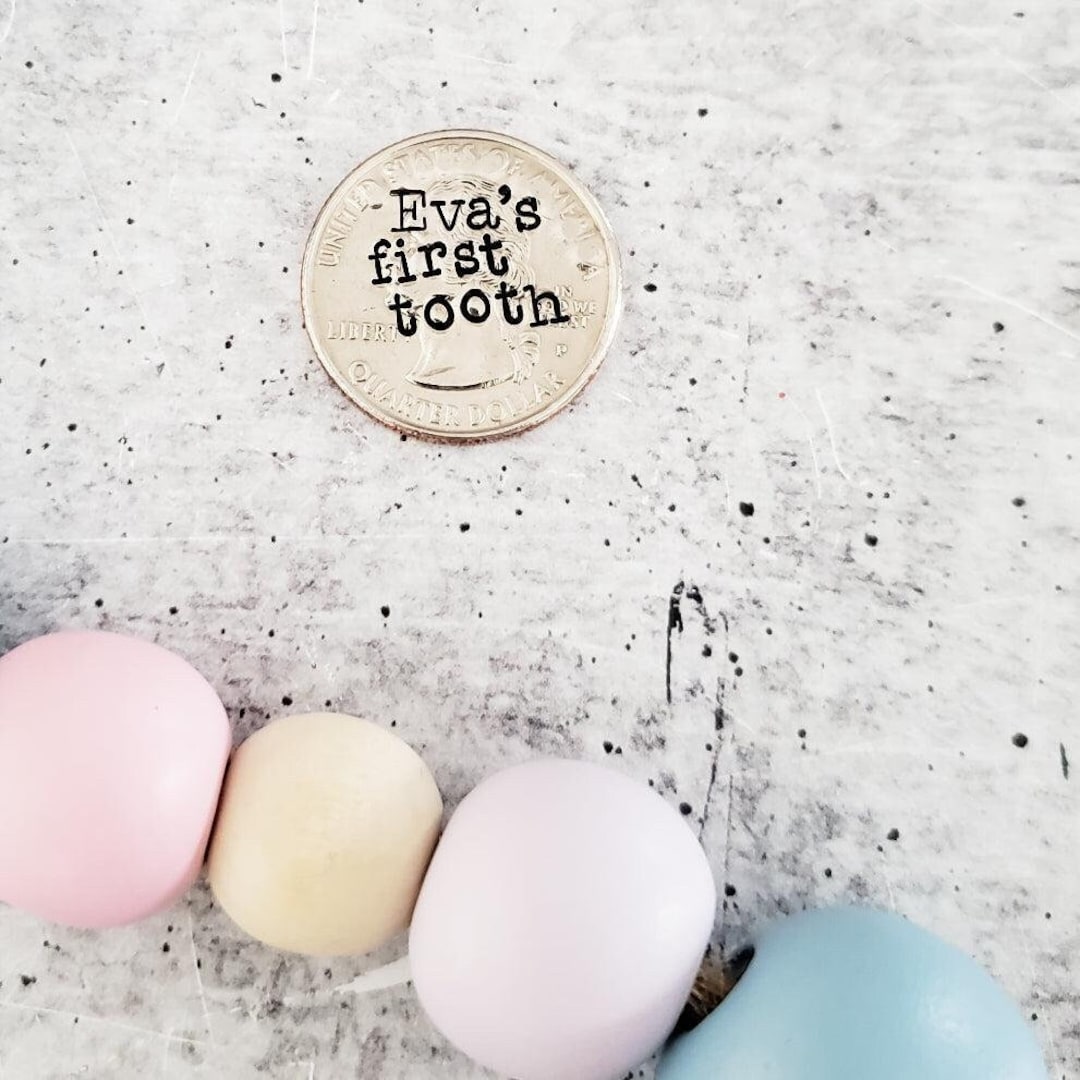 Personalized Tooth Fairy Quarter: Hand Stamped Keepsake Gift - Etsy