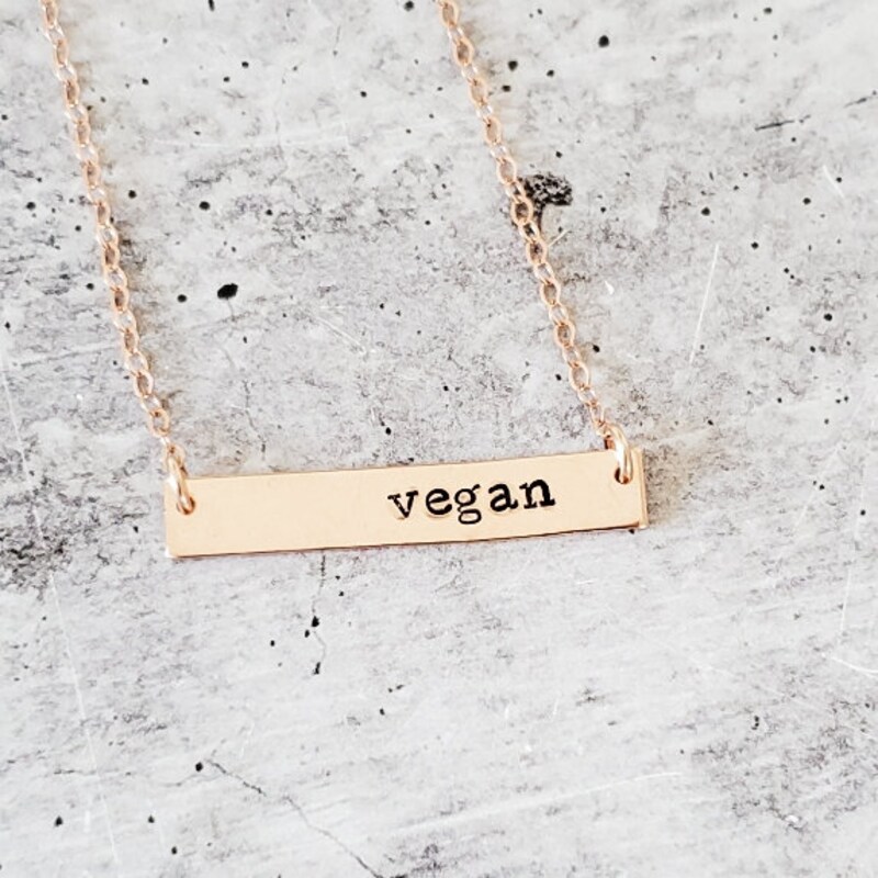 Vegan Pendant - Etsy
