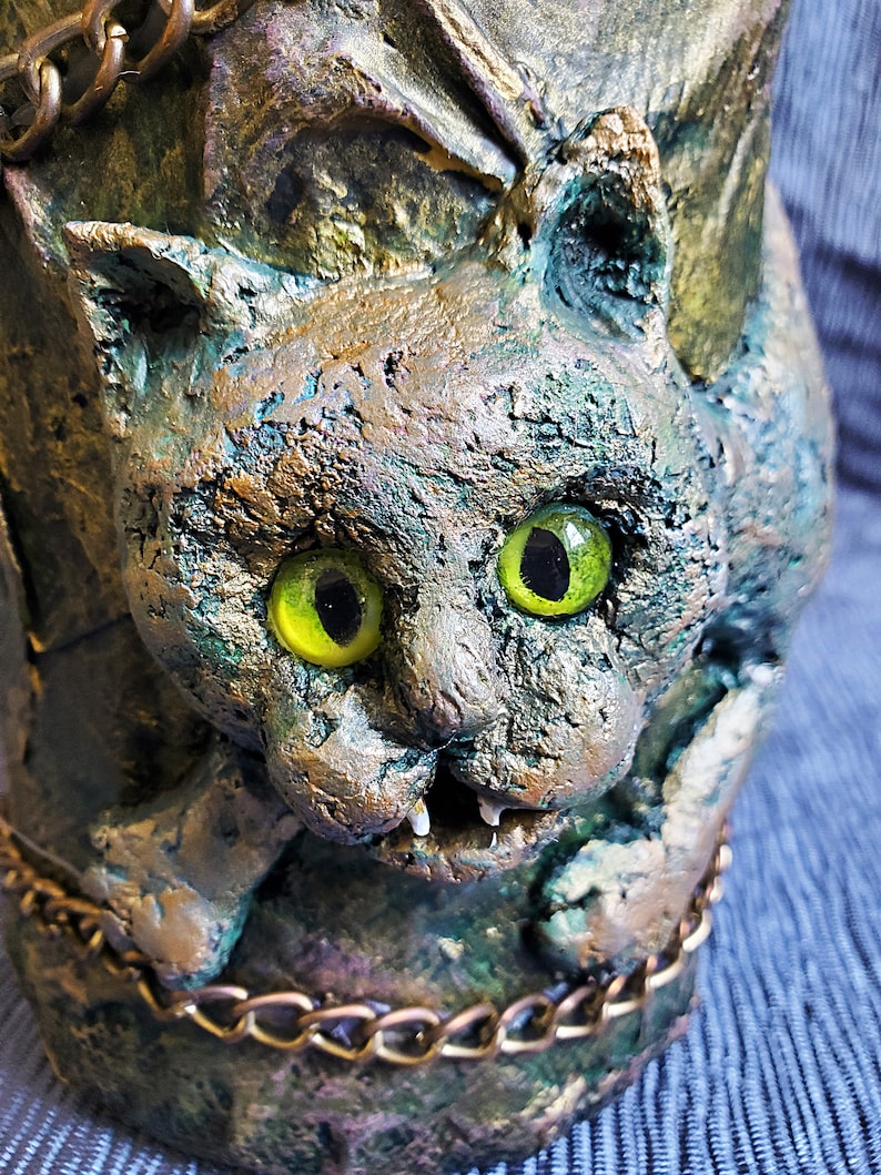 Handmade Cat Vase, Pushkin Poem Decor, Unique Gift - Etsy
