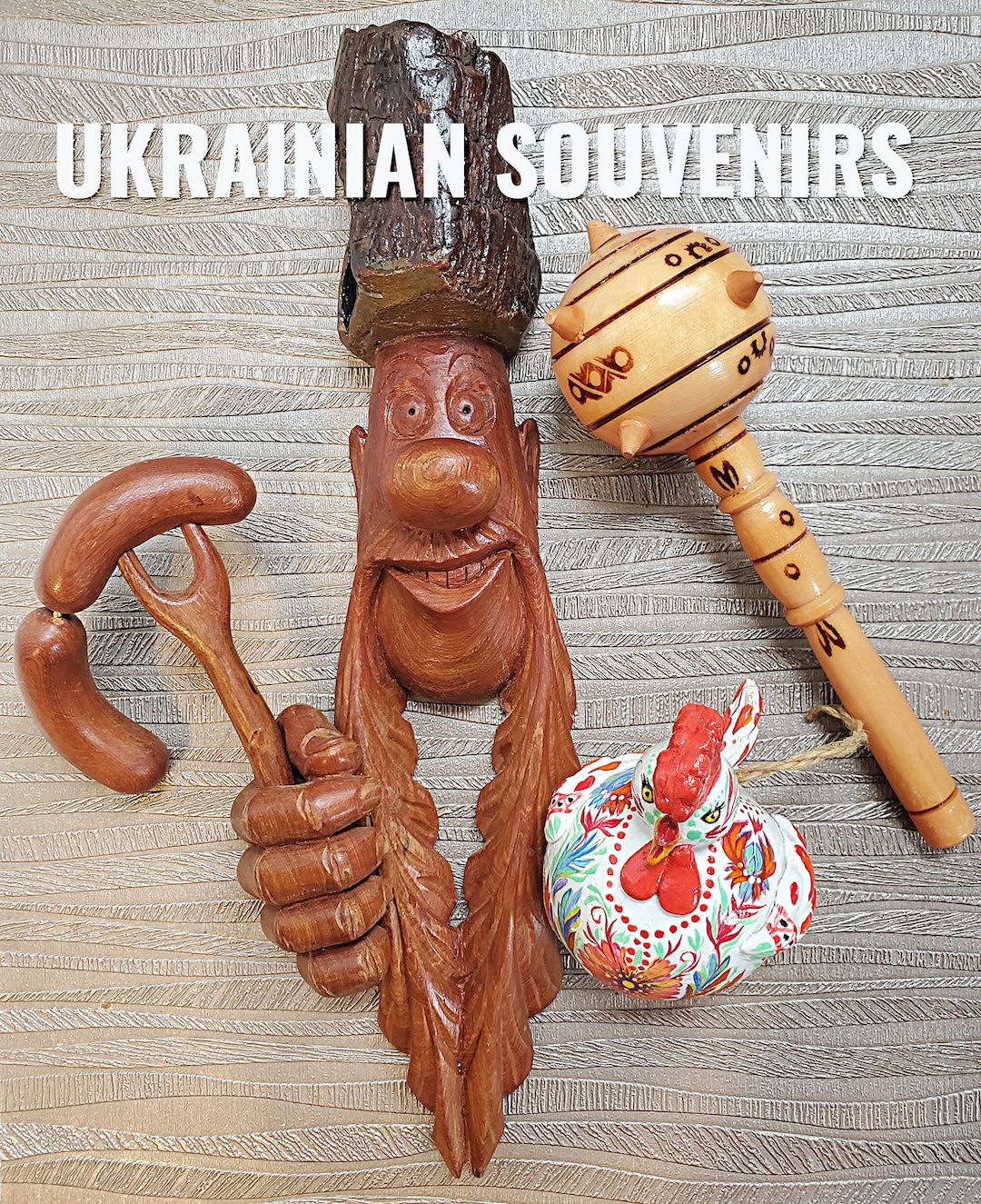Ukrainian Souvenirs Gifts: Cossack Bulava Petrykivka Painted - Etsy
