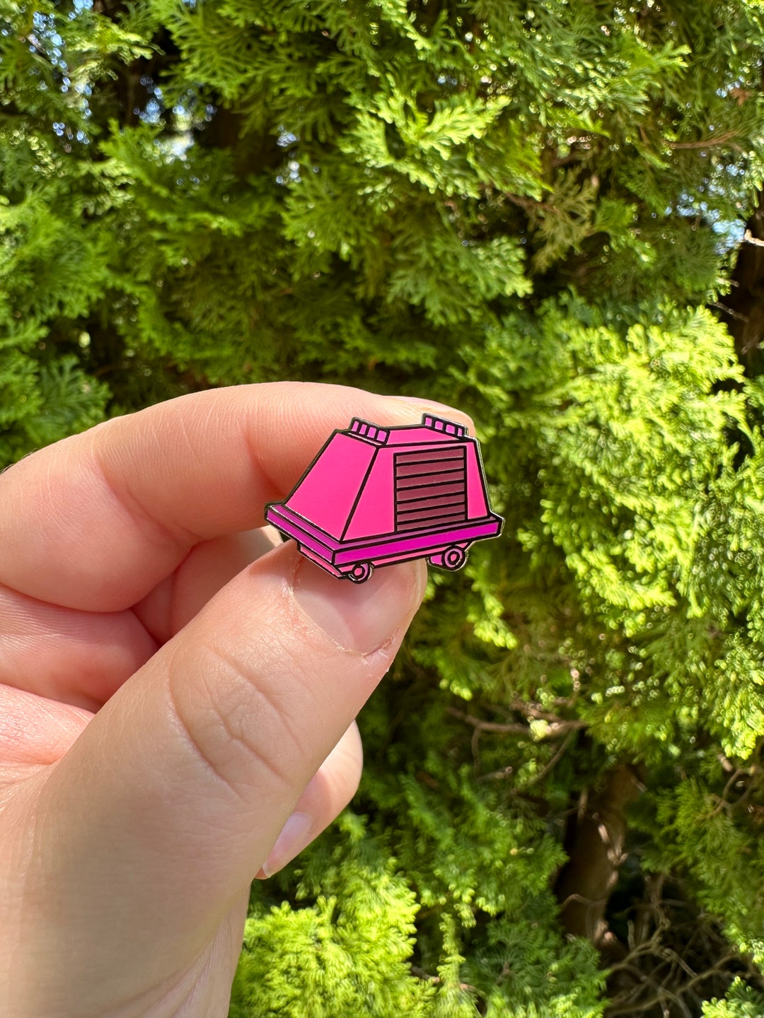 Neon Pink MSE Mouse Droid Enamel Pin - Etsy