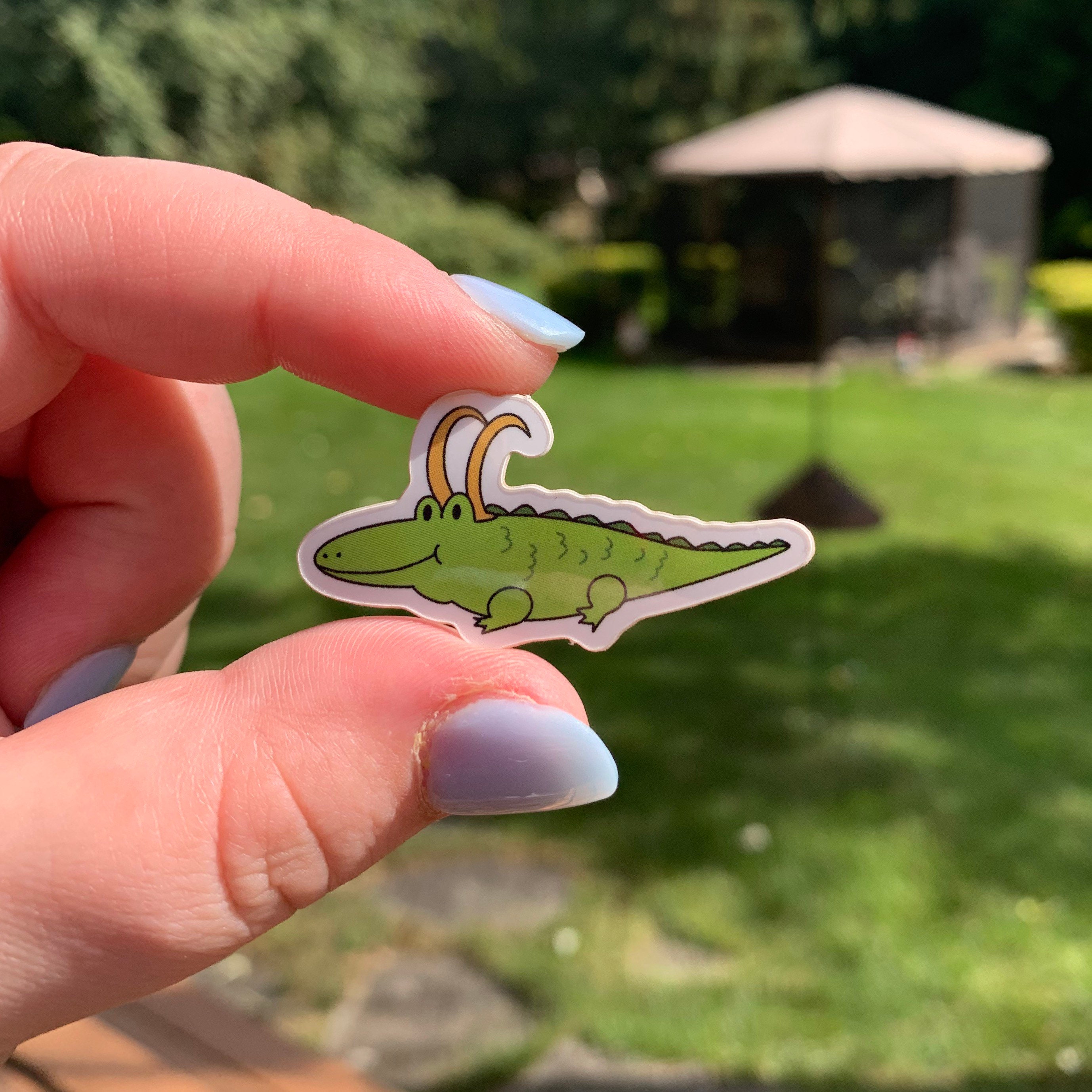 Mini Alligator Loki Sticker - Etsy