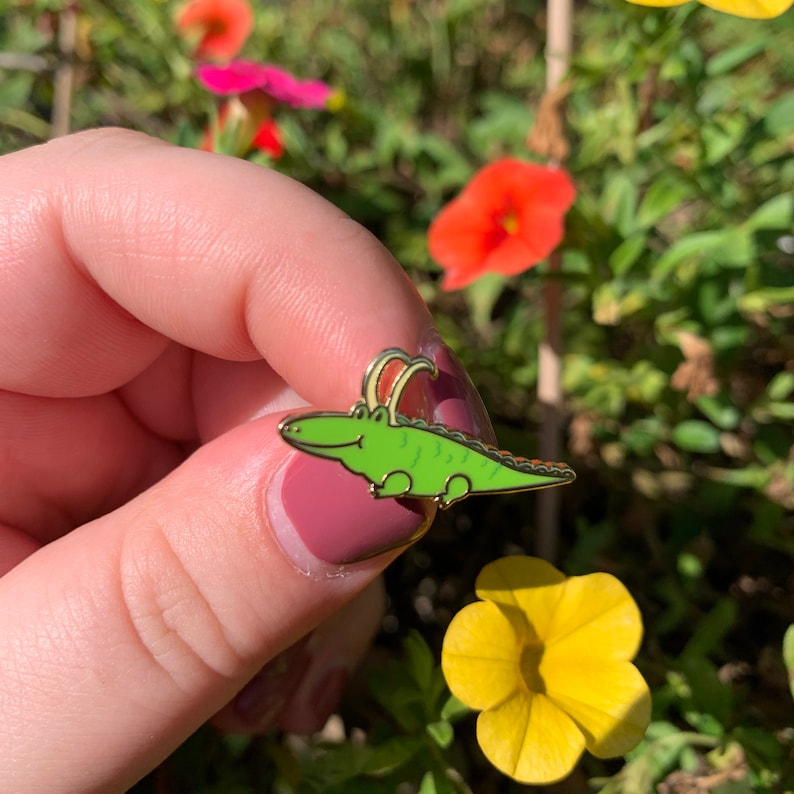 Mini Gator Loki Pin - Etsy